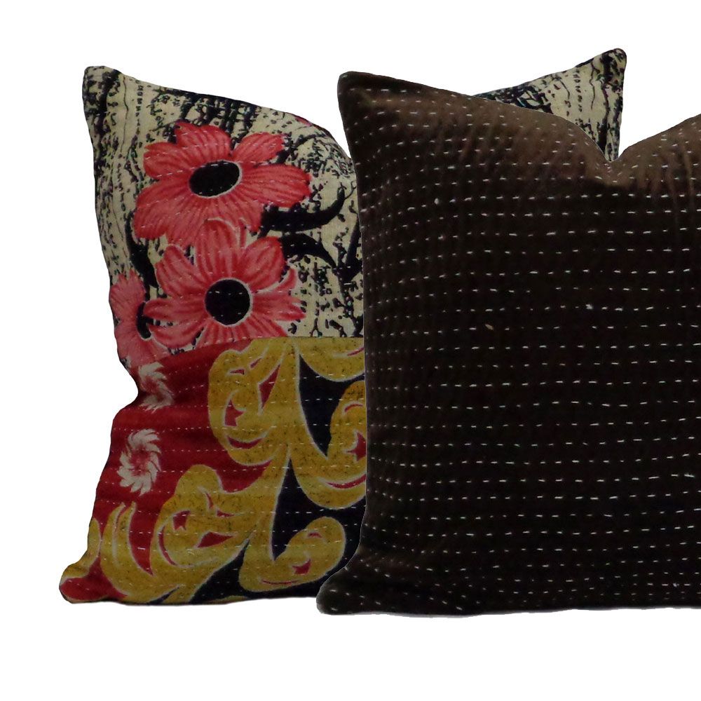 Home Decoration With Kantha Textile